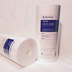 Pentek DGD-5005 Spun Polypropylene Filter Cartridge, 10" x 4-1/2" 2- Pack