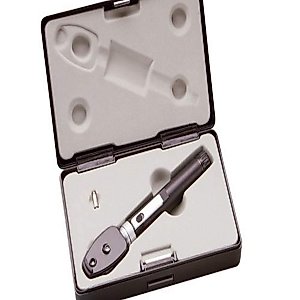 ADC Ophthalmoscope, Pocket Size, Xenon Lamp, 2.5V, Hard Case, Diagnostix 5112N,Black