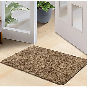 RugMast Indoor Door Mat for Entryway, 20" x 30" Washable, Non Slip Super Absorbent Microfiber Rugs for Entryway, Low Profile