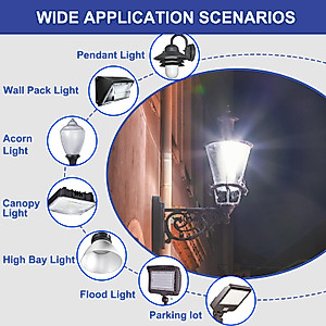 2 Pack 400W Equivalent Led Corn Light Bulb, 6000 Lumen 6000K Daylight 50W LED Corn Lamp, E26/E27 Medium Base for Indoor Garage Factory Warehouse Backyard 85V-265V