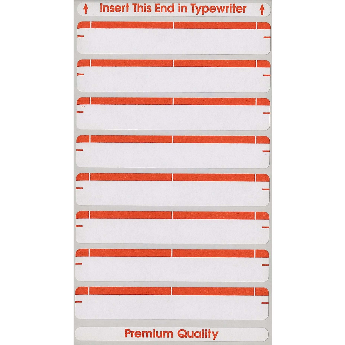 MACO Orange File Folder Labels, 9/16 x 3-7/16 Inches, 248 Per Box (FF-L7)