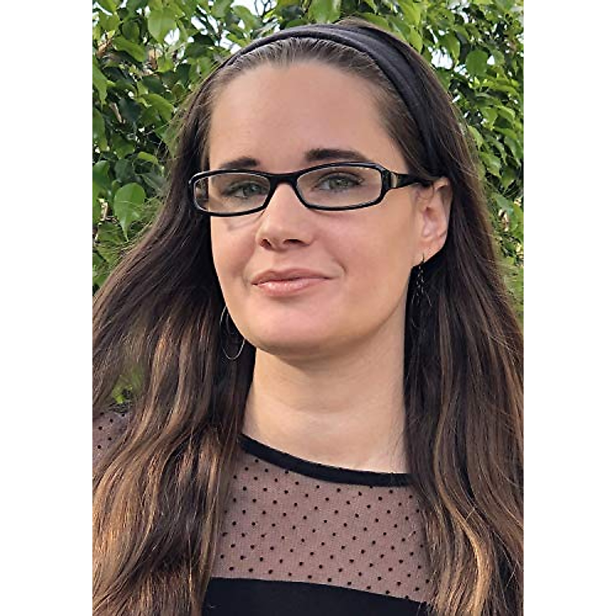 Calabria 8034 Designer Reading Glasses +1.50 Black Women Spring Hinged One Power Readers Distortion Free Lightweight Durable