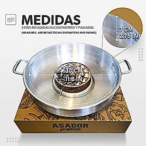 Asador fugitivo mexicano para estufa con disco giratorio - Fugitive mexican stove with grill spinning disc metal.