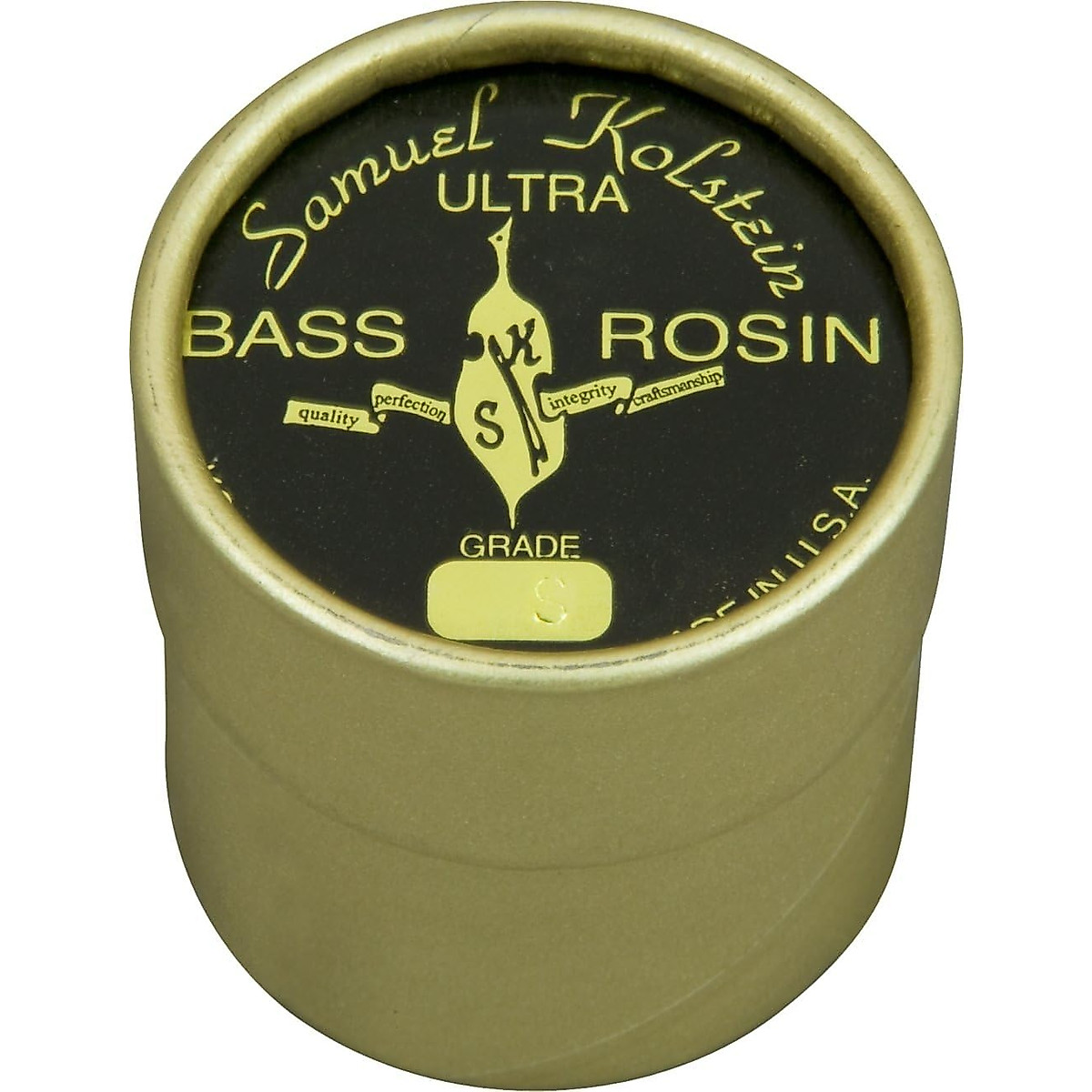 Kolstein Ultra Formulation Supreme Bass Rosin Soft KR-013 Low Powdering and Smooth, Easy Bowing Rosins, Resin