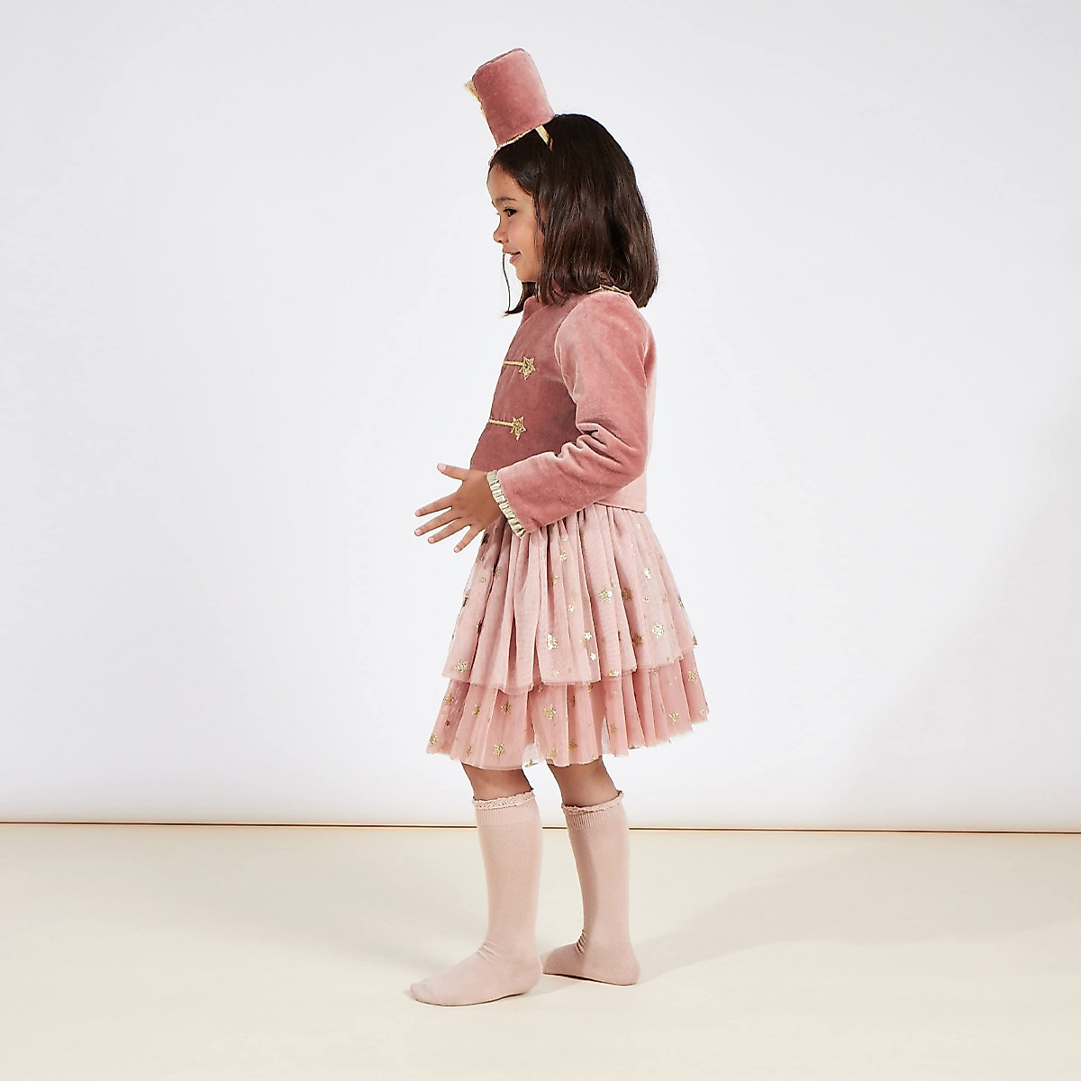 Meri Meri Pink Soldier Costume 3-4 Years (Pack of 1)