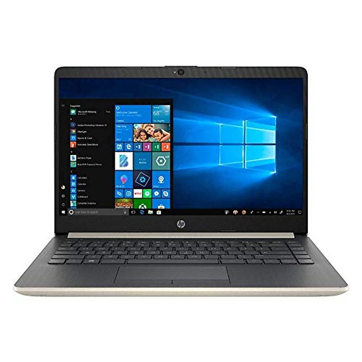 2019 Newest HP Premium 14 Inch Laptop (Intel Core i3-7100U, Dual Cores, 4GB DDR4 RAM, 128GB SSD, WiFi, Bluetooth, HDMI, Windows 10 Home) (Ash Silver) (Renewed)