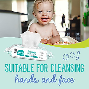 Seventh Generation, Baby Wipes, Unscented and Sensitive,64 Count (Pack of 4)