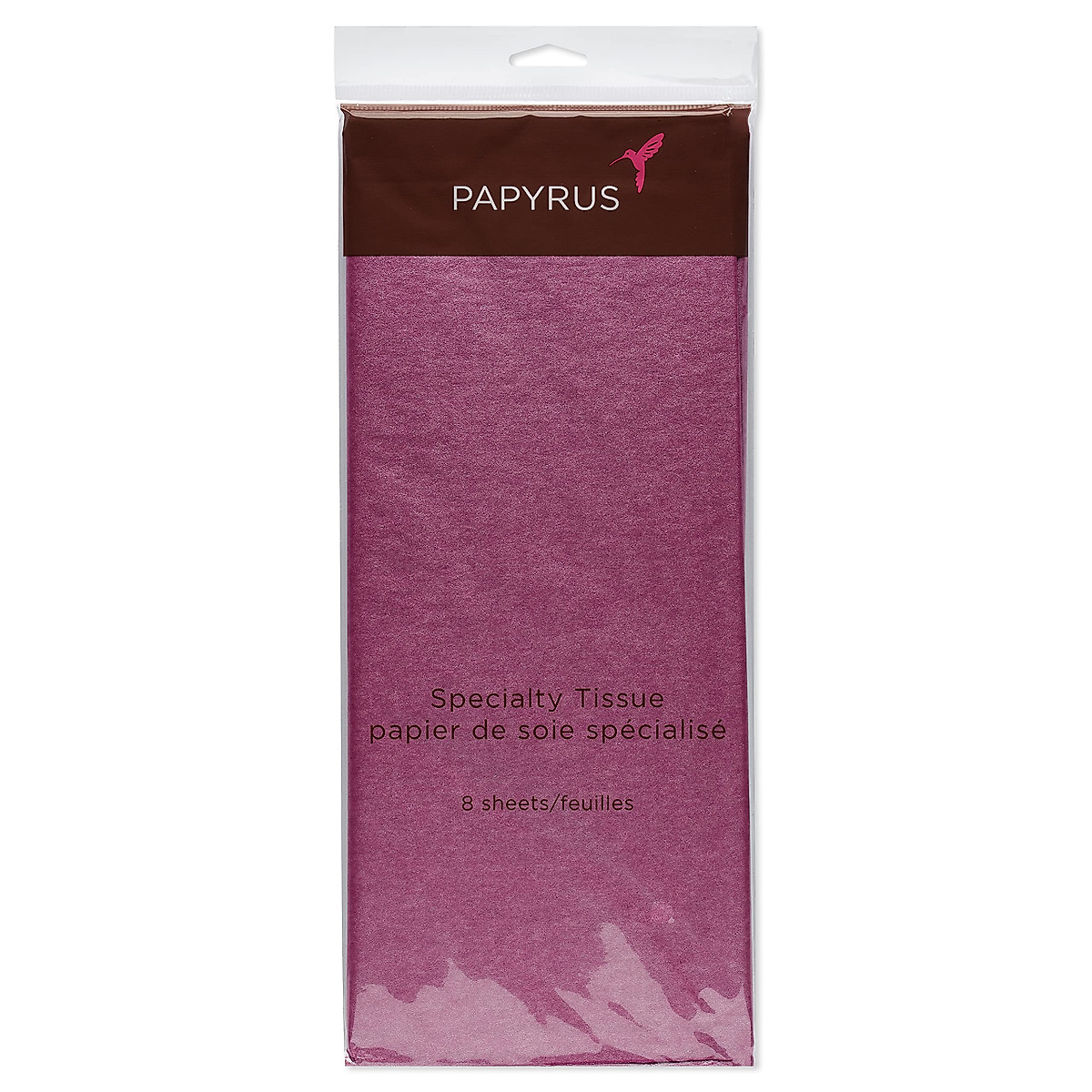 Papyrus Sparkle Pink Tissue Paper for Gifts, Decorations, Crafts, DIY and More (8-Sheets)