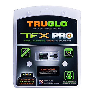TRUGLO TFX Orange Kahr Handgun Sights (TG13KA1PC)