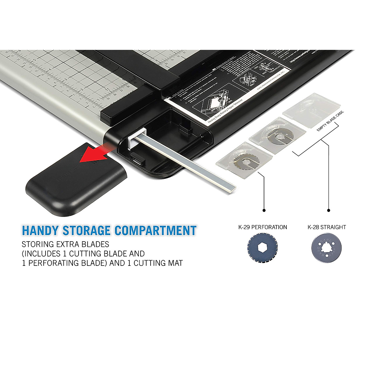 CARL Heavy Duty Rotary Paper Trimmer 18inch - 12238