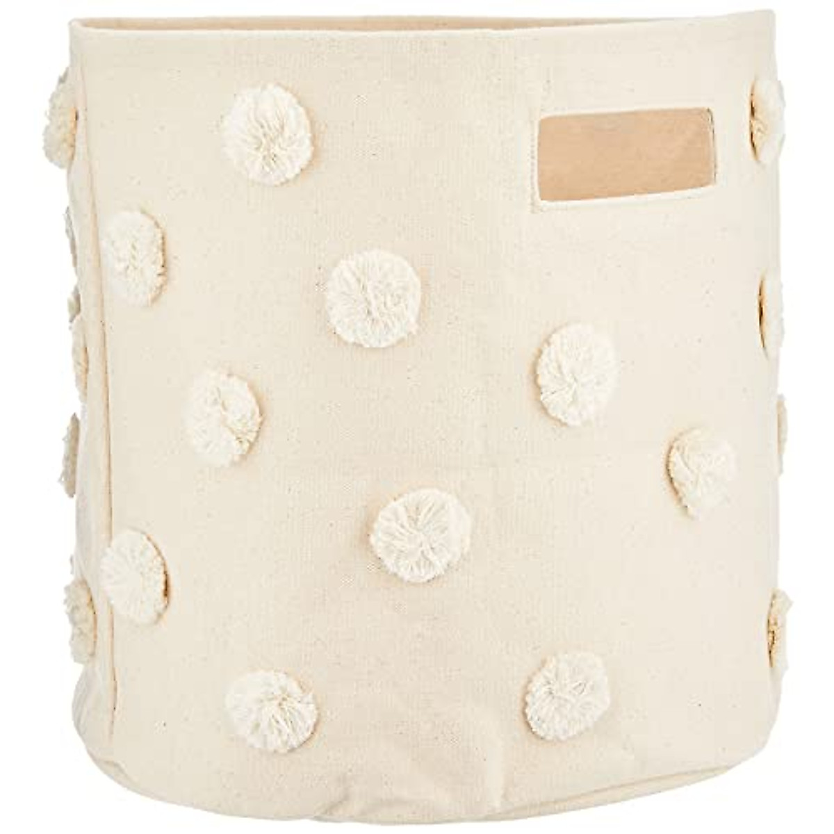 Pehr Pom Pom Bin, Natural , 12x13 Inch (Pack of 1)