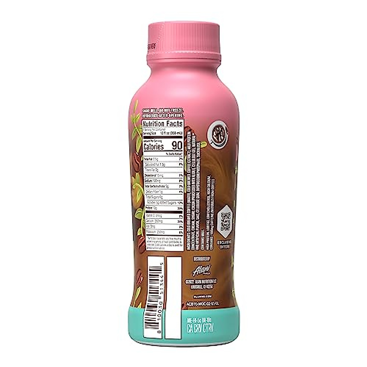 Alani Nu Protein Coffee MOCHA | Ready To Drink Cold Brew with 10g of Protein | 100mg Caffeine | 90 Calories, Naturally Flavored | 12 Fl Oz Bottles | 12 Pack