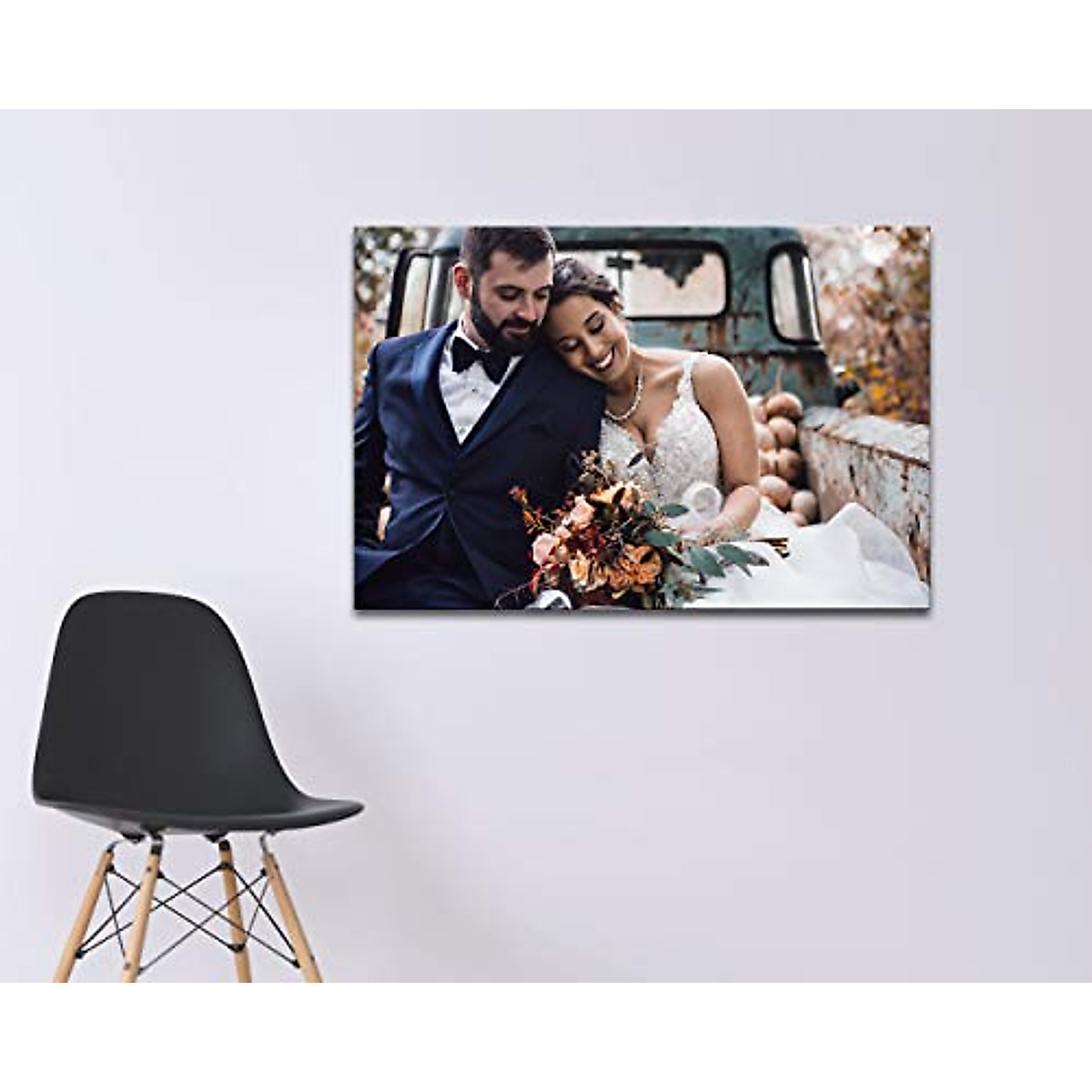 Personalized Photo to Canvas Print Wall Art 36x24 Inch Custom Your Photo On Canvas Wall Art Digitally Printed