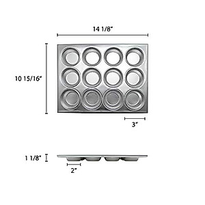 Thunder Group 12 Cup Muffin Pan