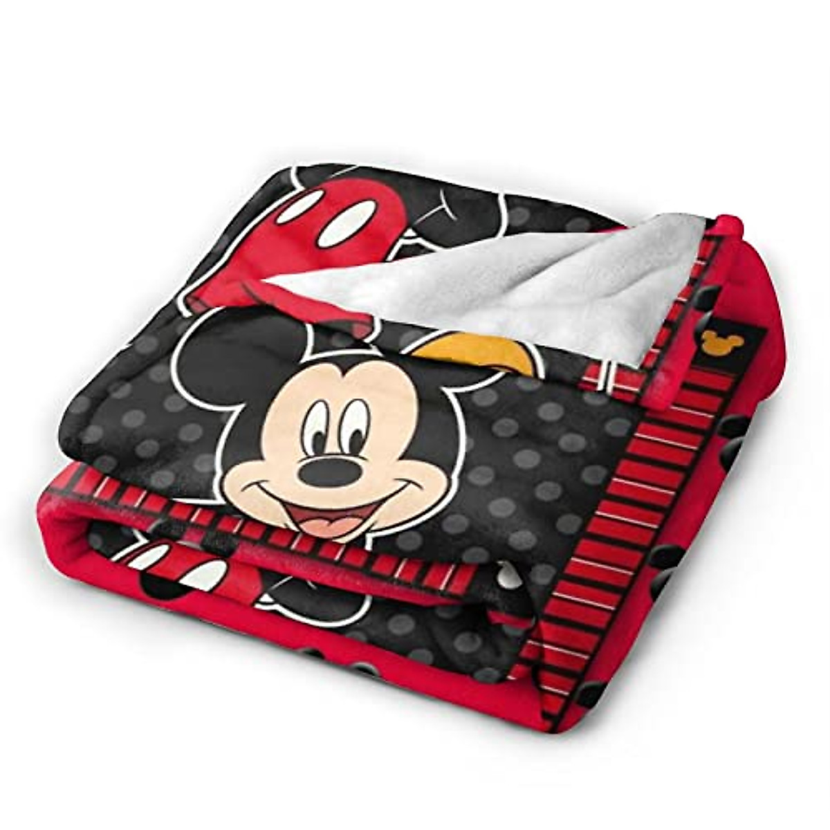 Cartoon Mouse Blanket Ultra Soft Warm Throw Blanket Suitable for Adults and Children to Use 50"X40" Fade Resistant Kawaii Cartoon Character Fuzzy Bedding for Traveling Camping Couch Sofa Gifts A- 19