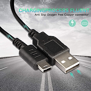 DS Lite Charger Cable Kit, AC Power Adapter Charger and Stylus Pen for Nintendo DS Lite Systems, Wall Travel Charger Power Cord Charging Cable 5.2V 450mA