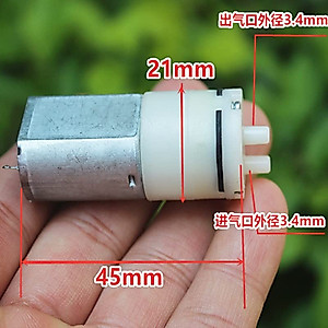 Submersible Sump Pump 3V-6V Micro Mini 130 Vacuum Pump 3.7V Large Flow Small Negative Pressure Pump Transfer Pump
