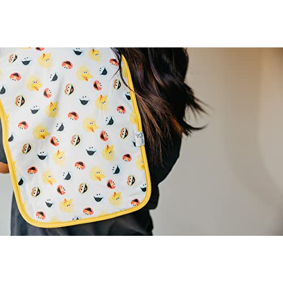 Copper Pearl Baby Burp Cloth Large 21''x10'' Size Premium Absorbent Triple Layer 3-Pack Gift Set Elmo