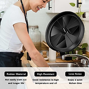 Sink Baffle QCB-AM Replacement for InSinkErator Evolution Series, Garbage Disposal Splash Guards Removable Quiet Collar Drain Plugs, Garbage Disposer Accessories