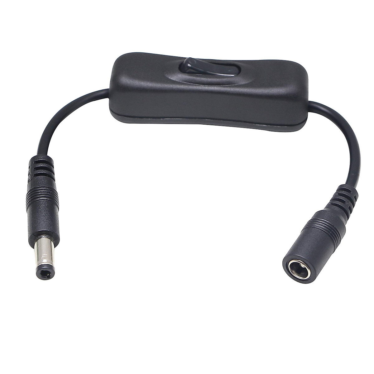 20cm DC 5.5mm x 2.1mm Male to Female On/Off Switch Cable YOUCHENG for LED CCTV Security Camera(4-Pack)…