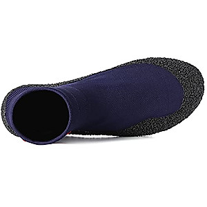 Joomra Mens Barefoot Trail Running Sock Shoes Size 10 Unisex Minimalist Pilates Zero Drop Athletic Hiking Indoor House Slipper for Women Sticky Kayaking Trekking Workout Sneaker Blue