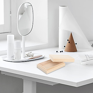 Cabilock Wooden Poker Cards Storage Box Empty Poker Cards Case for Travel Games