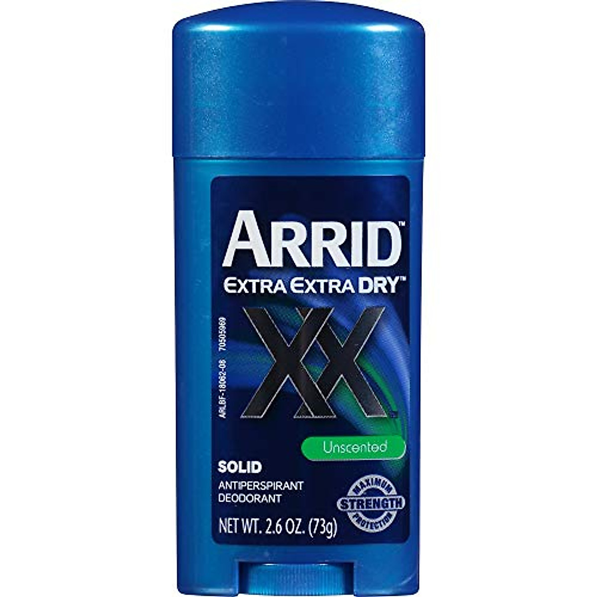 Arrid XX Antiperspirant/Deodorant Solid, Unscented, 2.7-Ounce Sticks (Pack of 6)