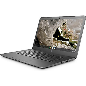 HP Chromebook 14A G5 Laptop 14" HD 1366 x 768 AMD A4-9120C Processor AMD Radeon R4 Graphics 4GB DDR4 RAM 32GB eMMC 1.6 GHz Chrome OS Wi-Fi Bluetooth Natural Silver (Renewed)