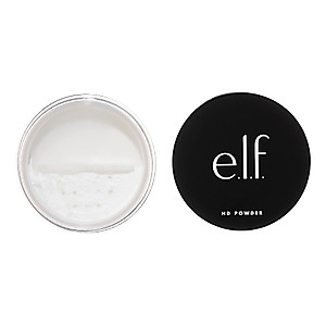 e.l.f. Cosmetics High Definition Powder Loose Powder, Lightweight, Long Lasting Creates Soft Focus Effect, Masks Fine Lines and Imperfections Sheer, Radiant Finish 0.28 Oz