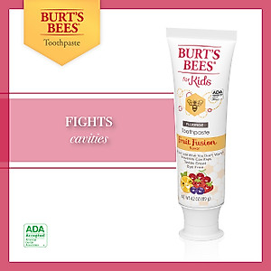 Burt's Bees Kids Toothpaste with Fluoride Fusion Fruit,4.2 Ounce, Pack of 4