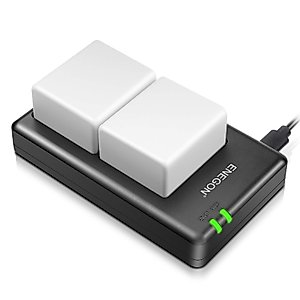 ENEGON Rechargeable Li-ion Battery(2 Pack) and Smart LED Dual Charger Kit ONLY for Arlo Ultra 2, Arlo Pro 3 Camera (VMA5400), NOT Compatible with Arlo Pro/Pro 2, Arlo Go
