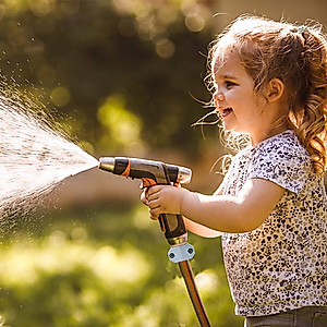 Garden Hose Repair Fitting, 3 Sets Aluminum Mender Female and Male Hose Connector, Fit 5/8-Inch and 3/4-Inch Garden Hose