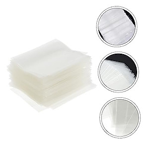 ULTECHNOVO 2000pcs Wrap Clear Packaging Bags Plastic Packaging Bags Heat Shrink Bags Food Wrap Film Heat Seal Shrink Shrinkable Wrapping Bag Pvc Heat Shrink Bag Packaging Film Household Gift