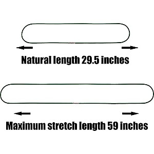 14 Pieces 4.9 Feet Trash Can Band Elastic Rubber Bands 30-64 Gallon Garbage Can Garbage Colorful Litter Box Band Loop for Trash Can Outdoor, 14 Colors