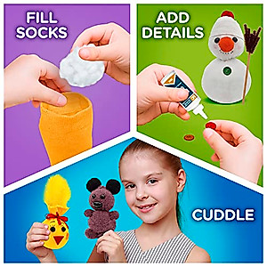 Arts and Crafts for Kids Ages 8-12 - Create Your Own Stuffed Animal Kit - Art Project for Girls & Boys Ages 7, 8, 9, 10, 11, 12