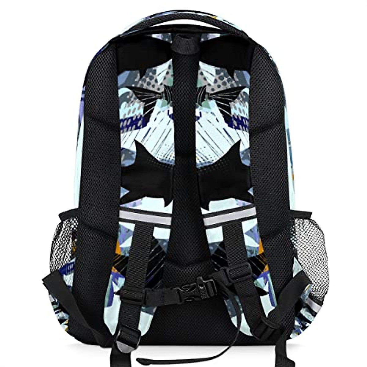 Grung Cool Shark Larger Student School Backpack, Durable Waterproof Travel Bag Daypack Laptop Bags College Bookbags with Reflective Strip