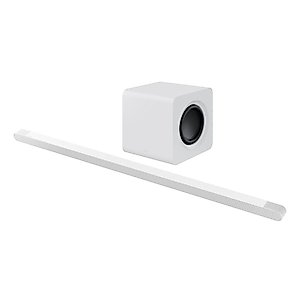 SAMSUNG HW-S801B Ultra Slim Soundbar with Surround Sound Expansion with an Additional 1 Year Coverage by Epic Protect (2022) White