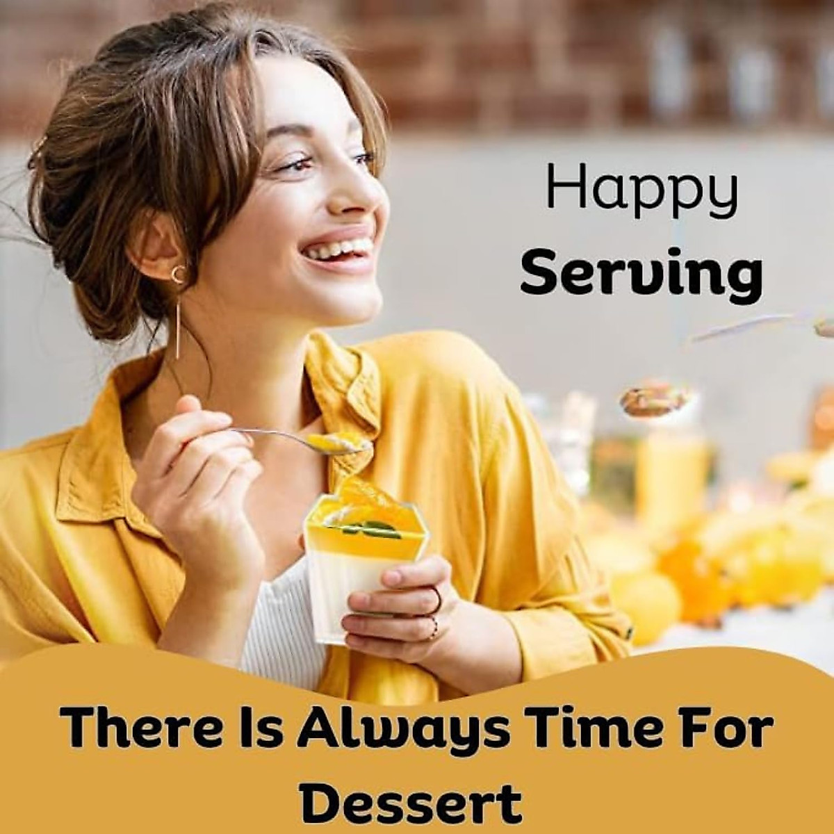 Ro&ario 50 Pack 5 oz Dessert Cups with Lids Parfait Cups with Lids Fruit Cups with Lid Appetizer Cups for Party Mini Dessert Cups Clear Plastic Cups Pudding Fruit Ice Cream Cups