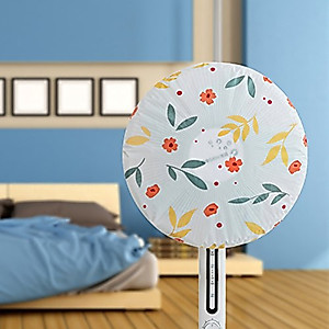 BESPORTBLE Washable Floor Fan Dust Cover Fan Protection Cover Reusable Accessories Supplies(Floral) Summer Fan