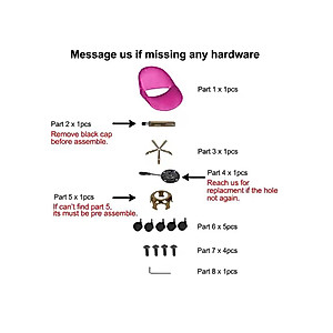 GIA Mid-Back Swivel Adjustable Small Vanity Chair with Velvet Upholstery, Pink