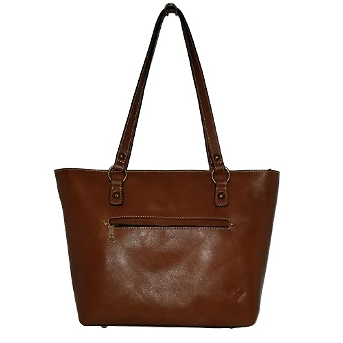 Patricia Nash Veg Tan Alessano Leather Tote - Tan
