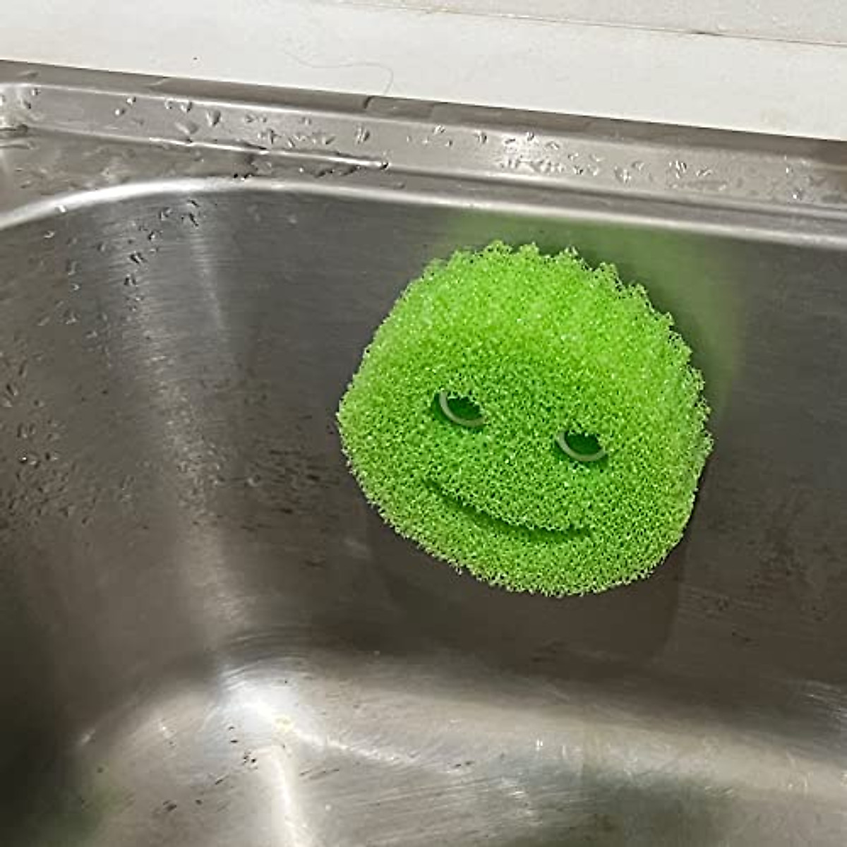 Sponge Holder | Sponge Caddy | Suction Cup Installation, Sponge Organizer for Kitchen/Bathroom Sink, Self Draining, Dishwasher Safe for Holding Smiley Sponges(Does NOT Include Sponge), White(2-Pack)