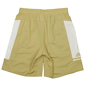 adidas Game Built Player Climalite Short with Pockets, Sand- White Large