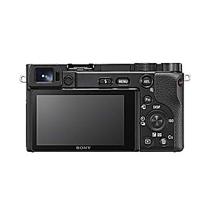 Sony Alpha A6100 Mirrorless Camera with 16-50mm and 55-210mm Zoom Lenses, ILCE6100Y/B, Black