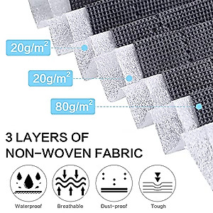 Joycefuuu 3 Pack Large Capacity Clothes Storage Bag Organizer,Foldable Clothing Storage Bins with Clear Window,Reinforced Handle Sturdy Zipper for Organizing Comforters,Blankets,Bedding,Toys, 90L,Grey