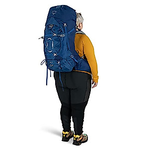 Osprey Ariel 65L Women's Backpacking Backpack, Black, WM/L, Extended Fit