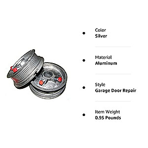 Garage Door Cable Drums Up To 8' High Doors 400-8 (Pair)