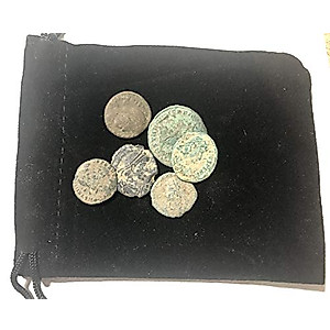 IT 5 Ancient Coins Genuine Roman Comes with Cleaning Instructions Cir
