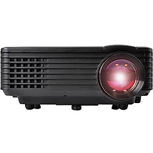 Pyle Portable Video-Projector Full HD with Remote - Home Theater-Projector Tv Digital Movie-Projector - 1080p Support 80" Led-LCD-Display USB/HDMI Mac,Computer and Laptop - Pyle PRJG88, BLACK