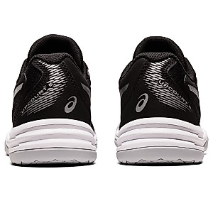 ASICS Women's UPCOURT 5 Volleyball Shoes, 9, BLACK/PURE Silver